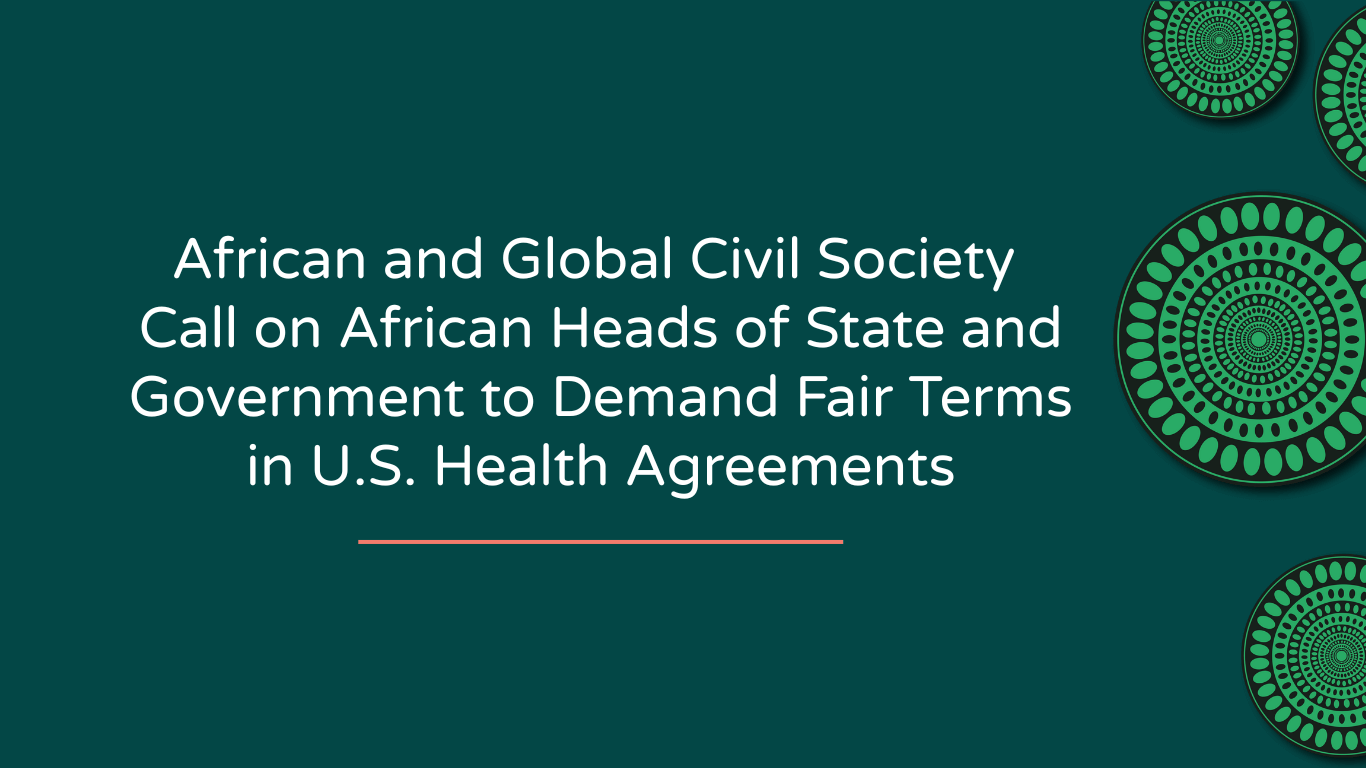 African and Global Civil Society Call on African Heads of State and ...